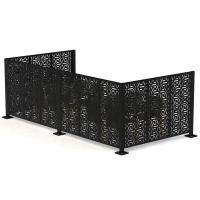 China Vintage Carved Room Divider Screen Soundproof Modular Systems for sale