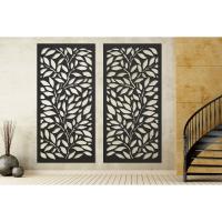 China Partition Room Divider Screen Panel Floral Hanging Fireproof for sale