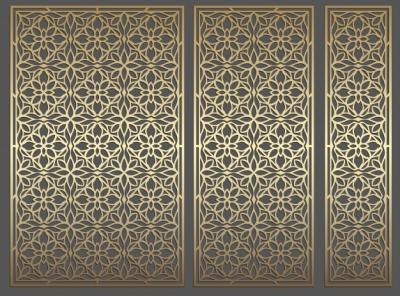 China Living Room Privacy Divider Screen Aluminium Foldable Rectangle Shape for sale
