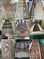 China Interior Decorative Room Divider Screen Aluminum 71 Inches Overall Height for sale