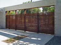 China 6x8 3d Fireproof Aluminium Privacy Fence Colorbond Lightweight for sale