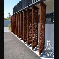 China Garden Exterior Aluminum Privacy Fence Trellis Heat Insulation for sale