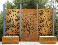 China Surface Powder Coated Aluminum Garden Fence Privacy Security Noise reduction for sale