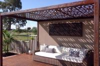 China OEM Residential Aluminum Fence Panels Fireproof Foldable Trellis Privacy Fence for sale