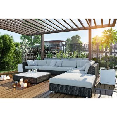 China Decorative Aluminum Black Privacy Fence Panels 3ft / 4ft / 6ft Height for sale
