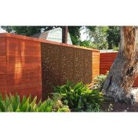 China Garden Chain Link Aluminum Privacy Fence Slats Artistic 6ft Height for sale