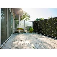China Garden Chain Link Aluminum Privacy Fence Slats Artistic 6ft Height for sale