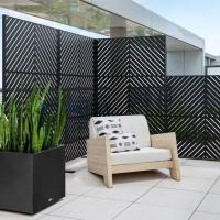 China Garden Retractable Aluminum Privacy Fence UV Protection Longevity for sale
