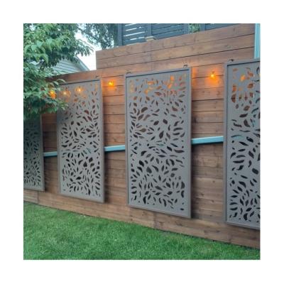China Apartment Custom Aluminum Privacy Fence Security Rust Resistant for sale