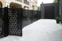 China Artistic Aluminum Fence Privacy Slats Rustproof Aluminum Fencing Residential for sale