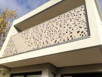 China Custom Decorative Aluminium Fencing Security Tape Colorbond Privacy Fence for sale