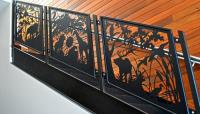 China Cast Aluminum Privacy Fence Soundproof Aluminium Balcony Fence for sale