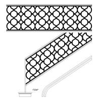 China OEM / ODM Garden Aluminum Privacy Fence Durability And Corrosion Resistance for sale