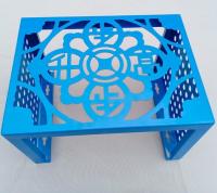 China Outdoor Decorative Aluminium Air Conditioner Cover Ventilating Louver Laser Cut for sale