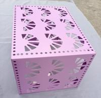 China Outdoor Decorative Aluminium Air Conditioner Cover Ventilating Louver Laser Cut for sale