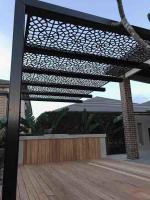 China Building Garden Aluminium Gazebo With Louvered Roof Waterproof for sale