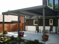 China Fireproof Aluminum Roof Pergola Retractable Glass Modern Aluminium Gazebo for sale