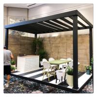 China OEM / ODM Modern Aluminum Pergola With Louvered Roof 3x4 3x3 for sale