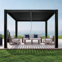 China OEM / ODM Modern Aluminum Pergola With Louvered Roof 3x4 3x3 for sale