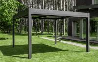 China OEM / ODM Modern Aluminum Pergola With Louvered Roof 3x4 3x3 for sale