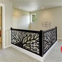 China Indoor Modern Aluminum Handrail Fireproof Anodized Aluminium Hand Railing for sale
