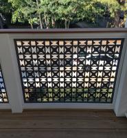 China Polished Aluminium Stair Balustrade Fireproof Exterior Aluminum Handrail for sale