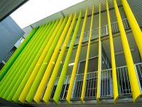 China Building Outdoor Aluminium Louvres Powder Coating Waterproof for sale