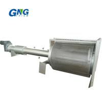 China SS304 SS316L Rotary Drum Screen Wastewater Solid Liquid Separator 0.5 - 6mm for sale