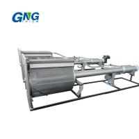 China SS304 SS316L Rotary Drum Screen Wastewater Solid Liquid Separator 0.5 - 6mm for sale