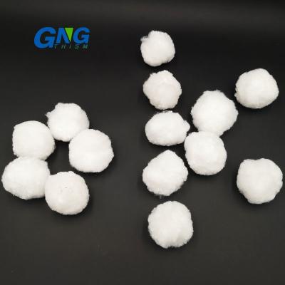 China Swimming pool sand filter media fiber ball for water filtration in pools and jacuzzis for sale