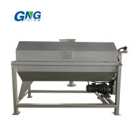 China Sewage Treatment Trommel Drum Screen Filter For Winery Effluent Silver Color for sale