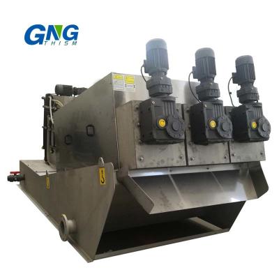 China Backwash Sludge Dewatering Equipment / Low Consumption Volute Screw Press for sale