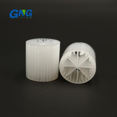 China Wastewater Hdpe Filter Media Aerobic Anaerobic Process With Plastic 25x12mm for sale