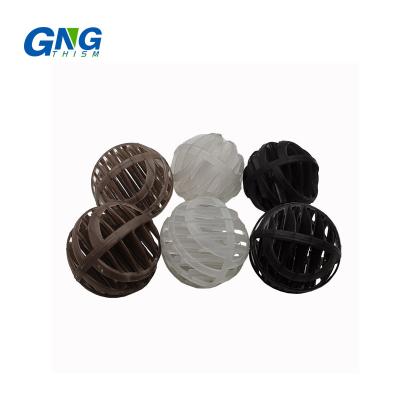 China Modified PP Biochemical Ball Aquaculture Bio Filter Media for sale