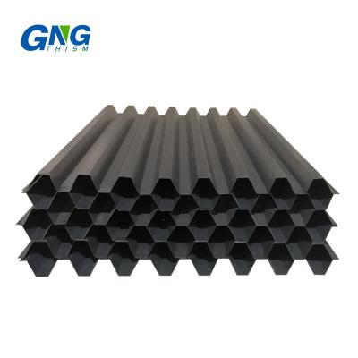 China 25mm Hexagonal Honeycomb Packing Tube Settler Media for sale