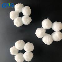 China Bio Polyester Wastewater 700g 30mm Fiber Ball Filter for sale