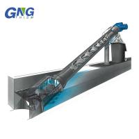 China Municipal Sewage SS316L 10mm Perforations Spiral Screw Screen for sale
