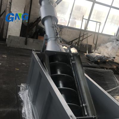 China Pivotable SS304 20m3/H Dewatering U Troughs Screw Screens for sale