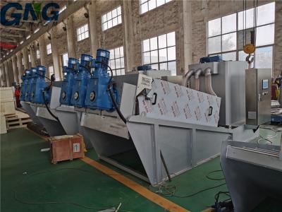 China Non Clogging Textile Effluent Multi Plate Volute Sludge Dewatering Machine for sale