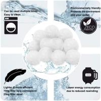 China ISO9001 Good Elasticity Polypropylene Swimming Pool Filter Media for sale