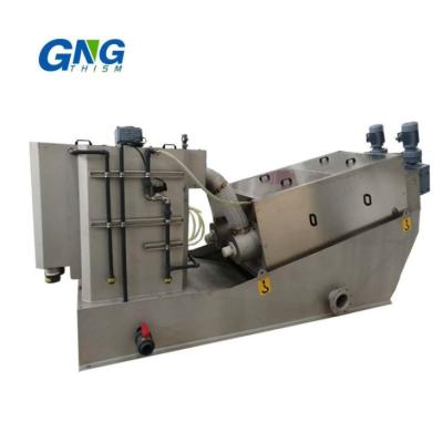 China Sewage Volute Sludge Dewatering Press Machine with moderate pressure for sale