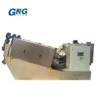 China Polymer  Wastewater  Multi Disk Screw Press Sludge Dewatering Equipment for sale