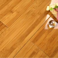 China Vertical Bamboo Laminated Flooring  Carbonized Color Solid Flooring Indoor for sale