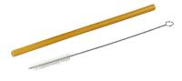 China 100% Bamboo Disposable Straws 19cm 22cm For Children Organic Drinking Usage for sale
