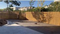 China Natural Handmade 1.5x1.5m Decorative Bamboo Fence Backyard Rolling Fencing for sale
