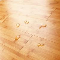 China Natural Color Solid Bamboo Flooring Anti Scratch Waterproof Outdoor for sale