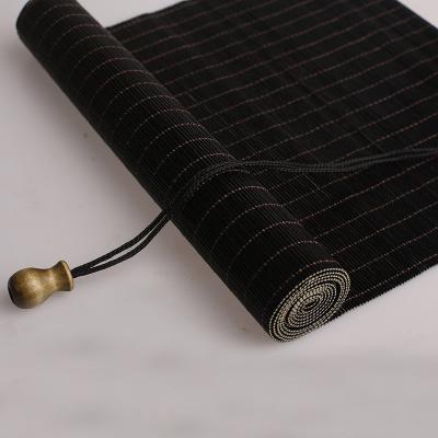 China Light Filtering Bamboo Roller Blind Matchstick Bamboo Outdoor Roll Up Curtains for sale