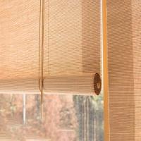 China Environmentally Bamboo Roller Shades Manual Pergola Bamboo Blinds 60 X 180cm for sale