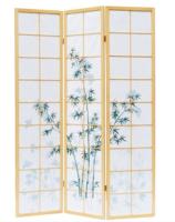 China Villa Hotel Bedroom Screen Living Room Bamboo Screen Dividers Folding Partition Privacy Screen for sale