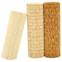 China Natural Wicker Fence Panels Roller Light Weight Willow Fence For Yards Privacy for sale
